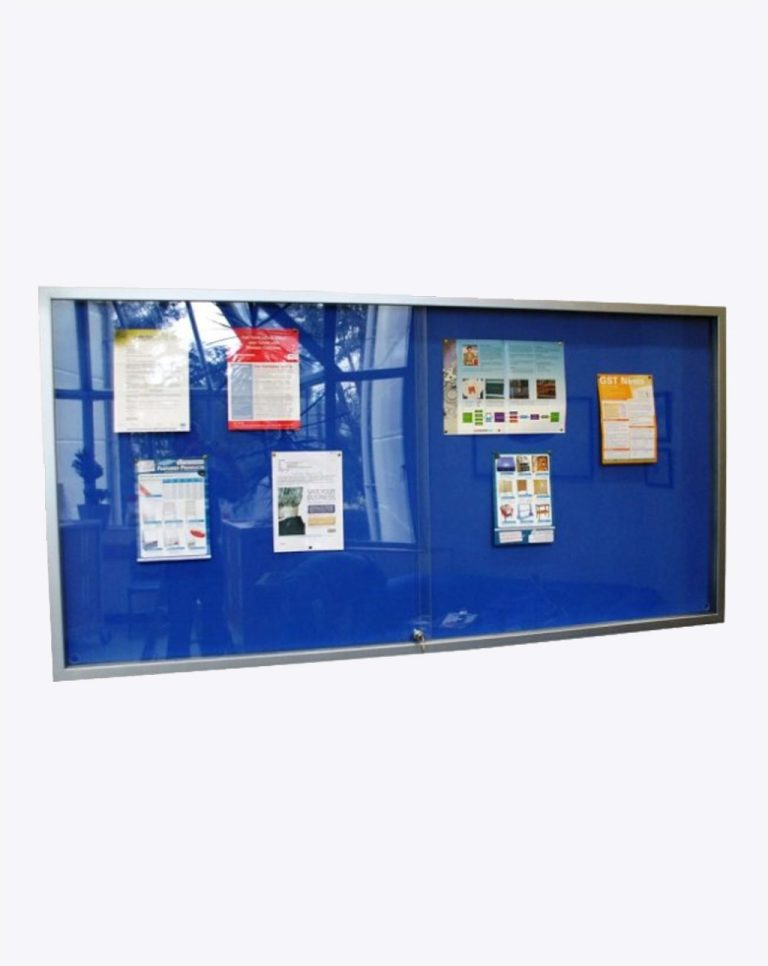 Lockable Noticeboard | 3D Products NZ